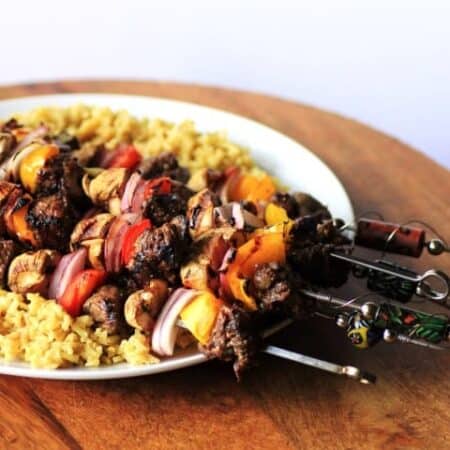 Bison Kebabs for Summer BBQ - Noshing With the Nolands