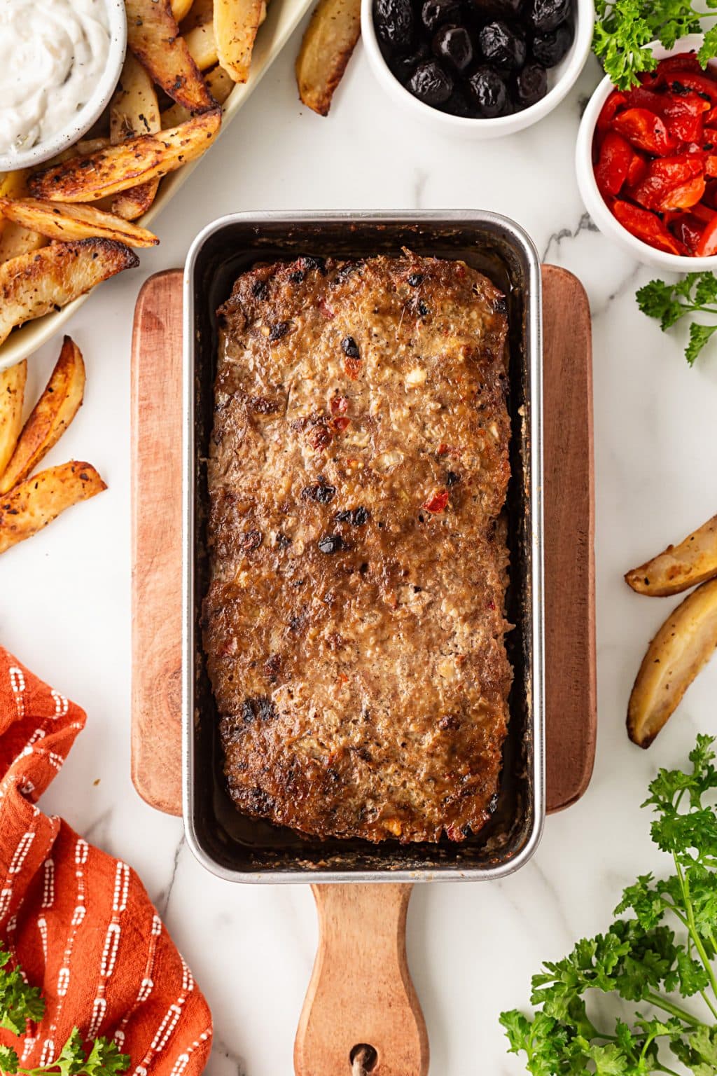 Mediterranean Meatloaf - Noshing With The Nolands