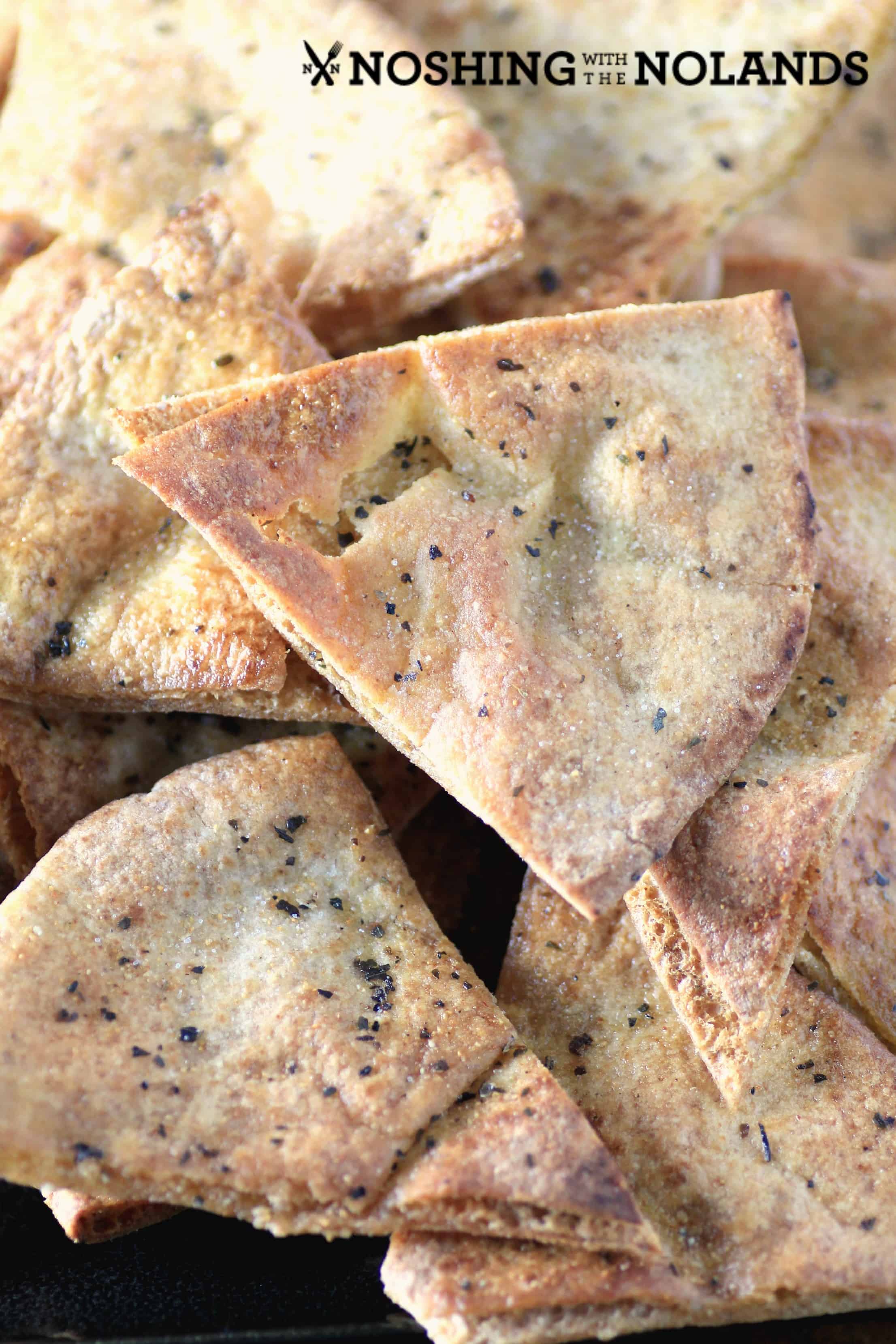 Whole Wheat Pita Crisps - Noshing With the Nolands