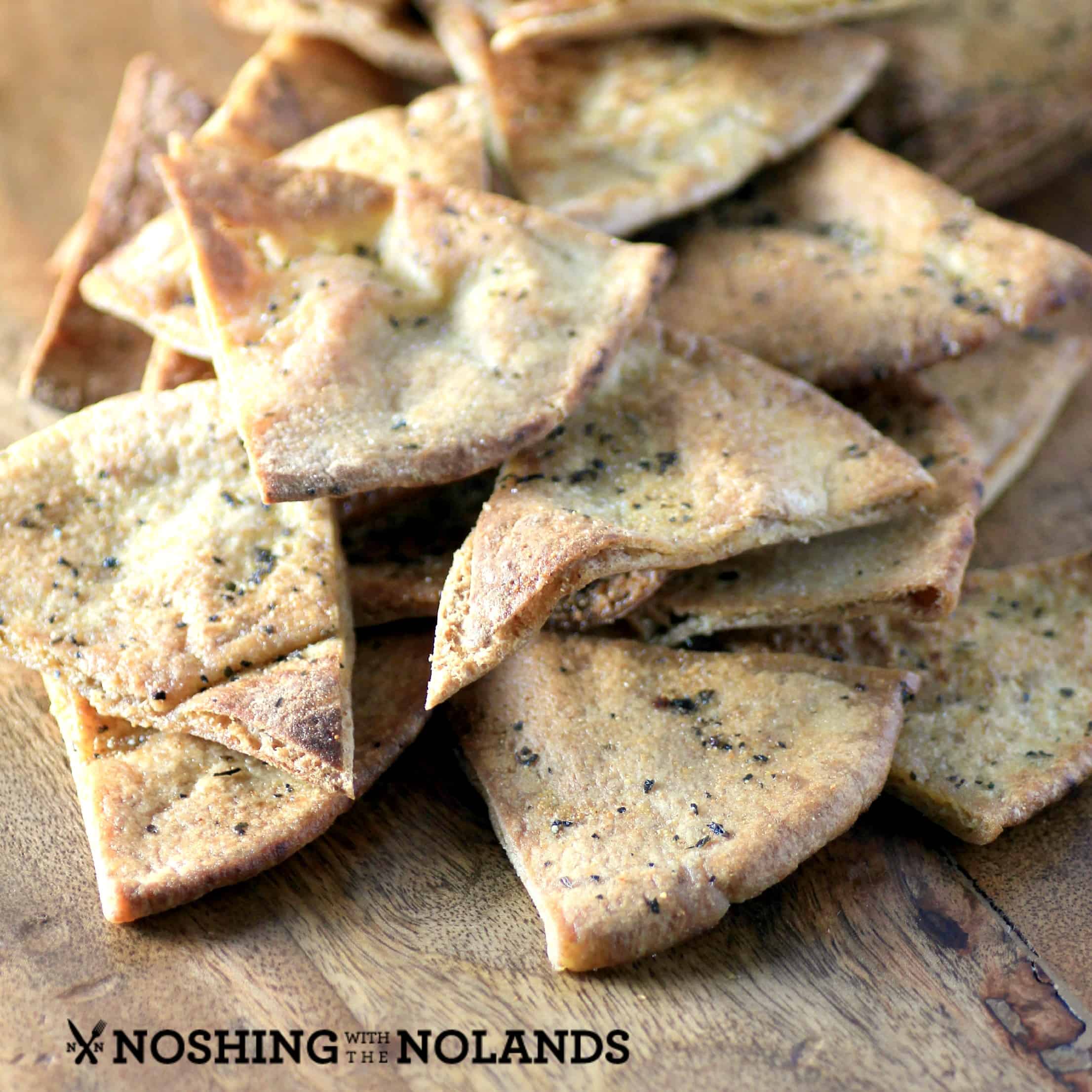 Whole Wheat Pita Crisps - Noshing With the Nolands