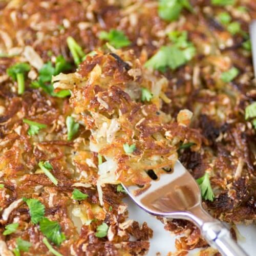 Rosti - Crispy Hash Brown Potatoes - Noshing With The Nolands