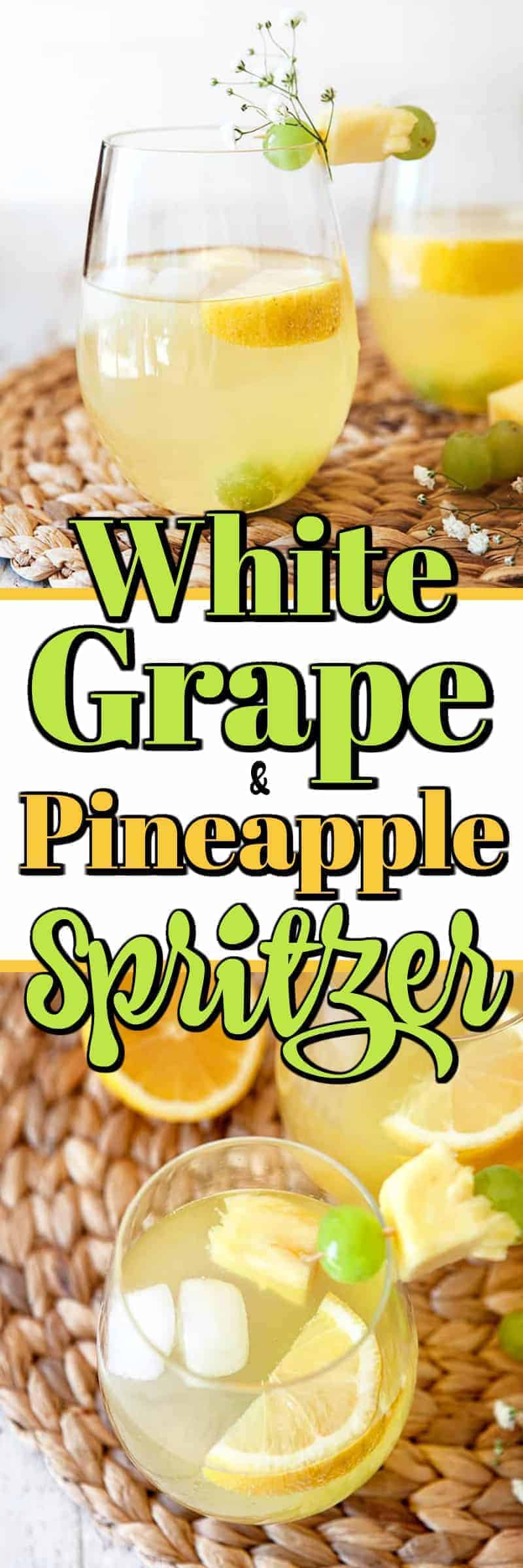 White Grape and Pineapple Spritzer - NWTN