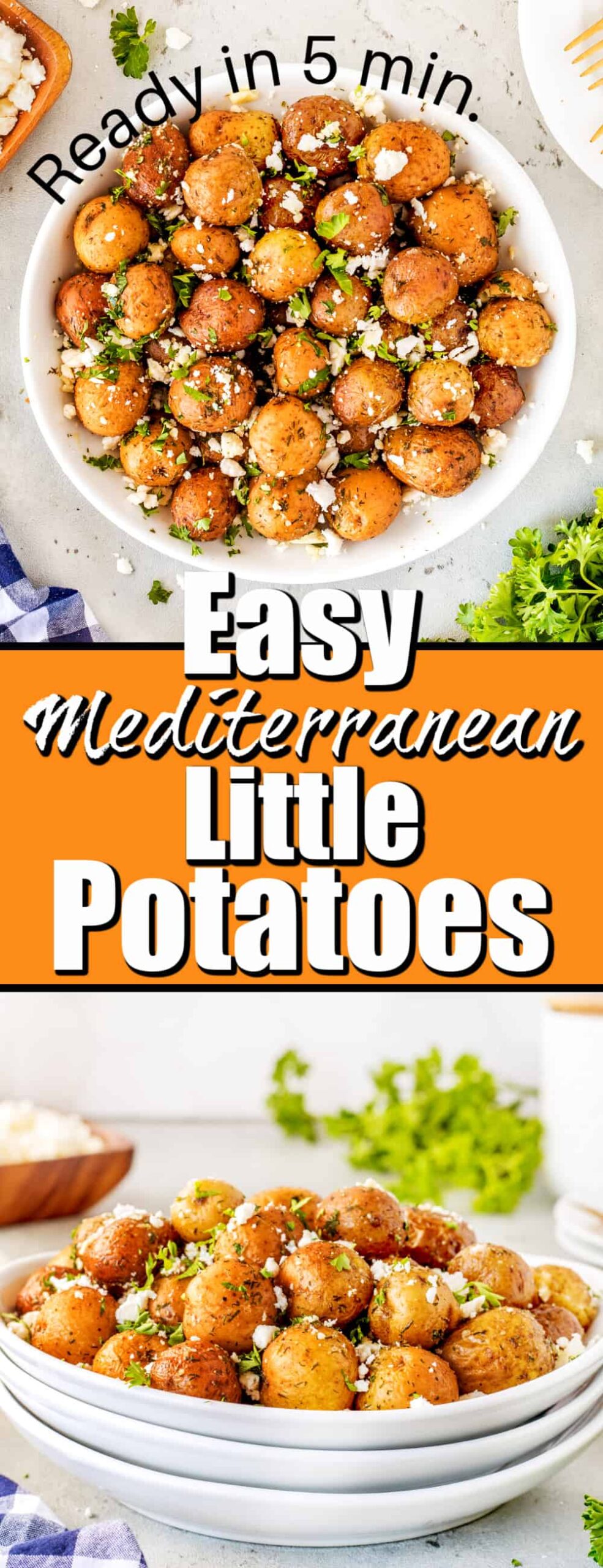 Feta Mediterranean Potatoes - Noshing With the Nolands