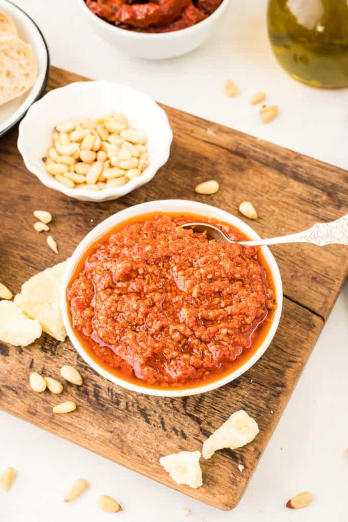 Sundried Tomato Red Pesto - Noshing With the Nolands