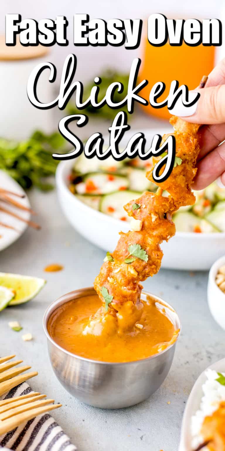 Fast Easy Oven Chicken Satay - Noshing With the Nolands