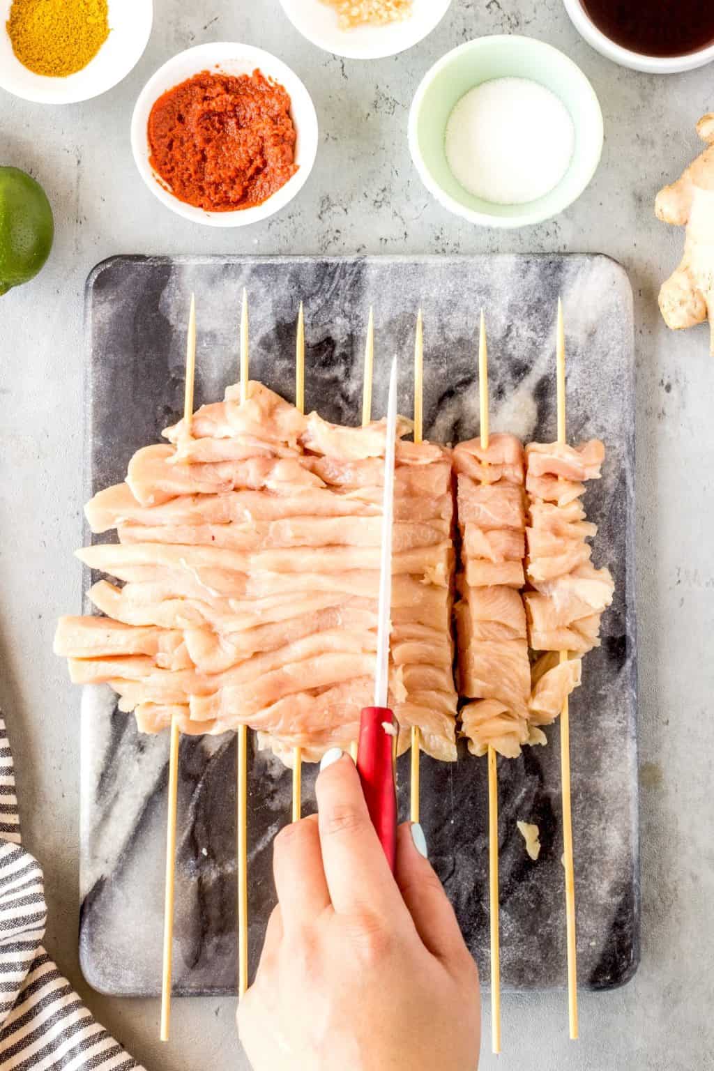 Fast Easy Oven Chicken Satay - Noshing With the Nolands