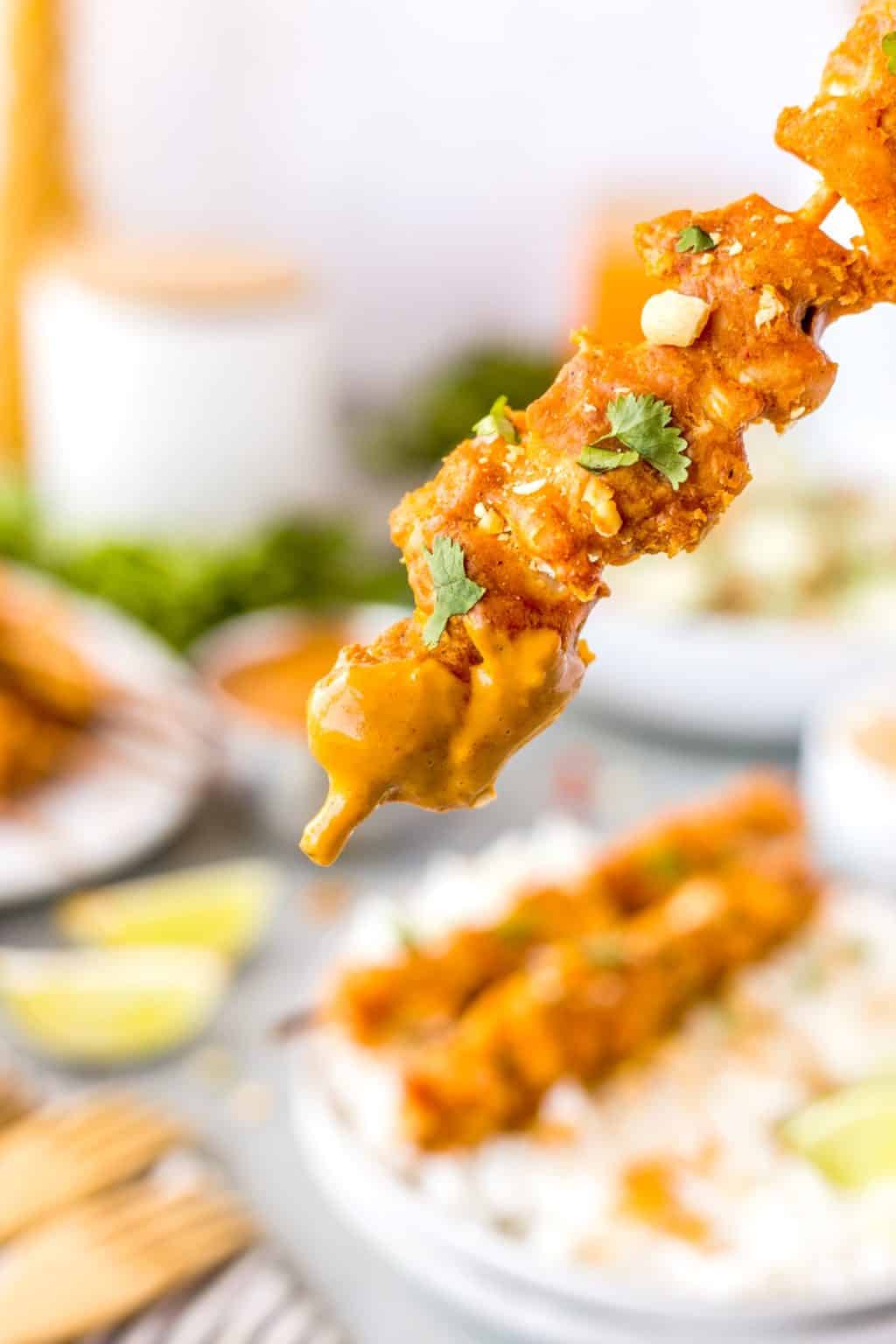 Fast Easy Oven Chicken Satay - Noshing With the Nolands