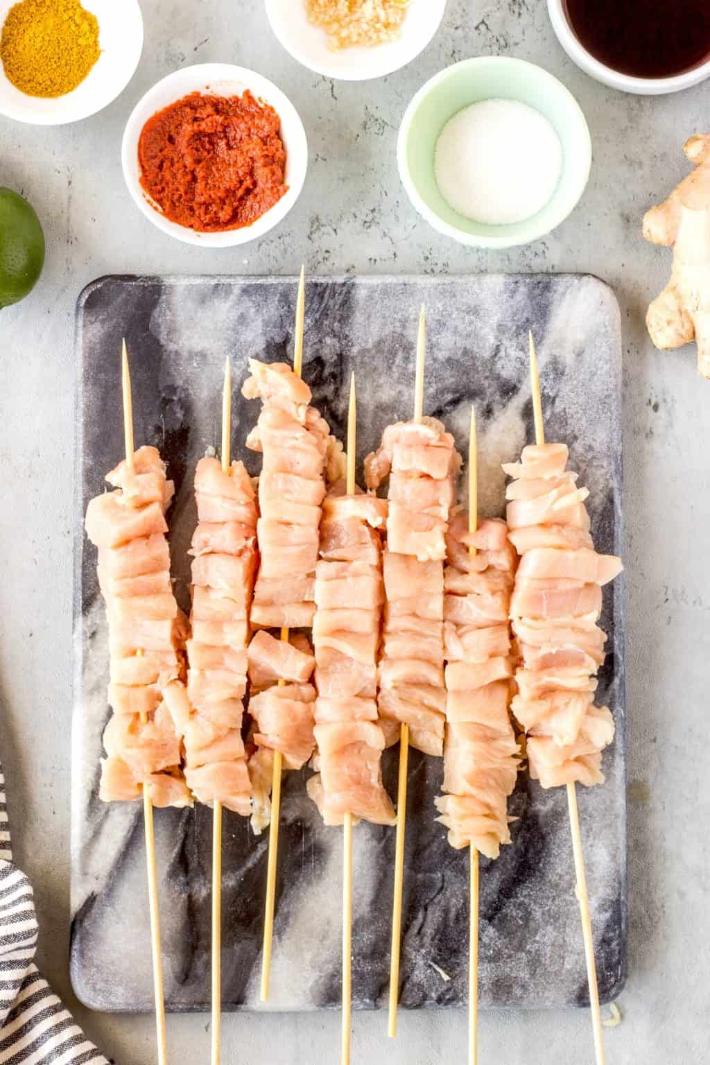 Fast Easy Oven Chicken Satay - Noshing With the Nolands