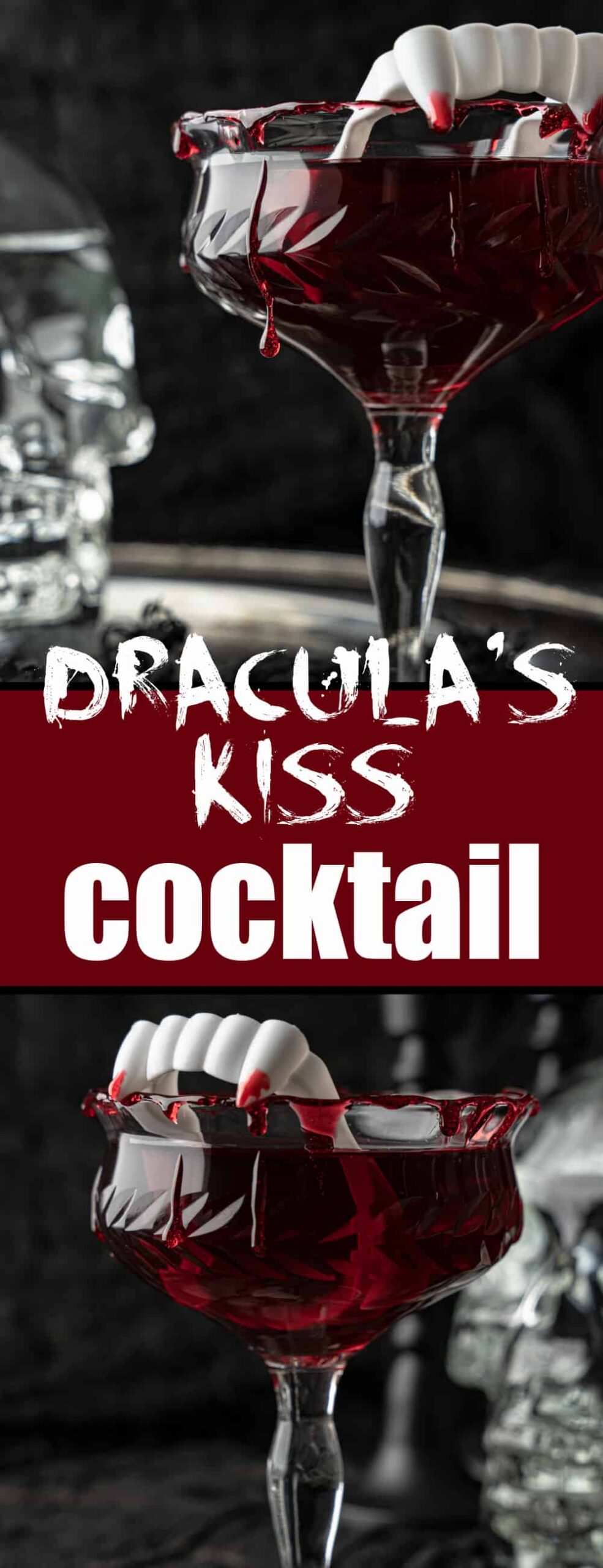 Dracula's Kiss - Halloween Cocktail - Noshing With the Nolands