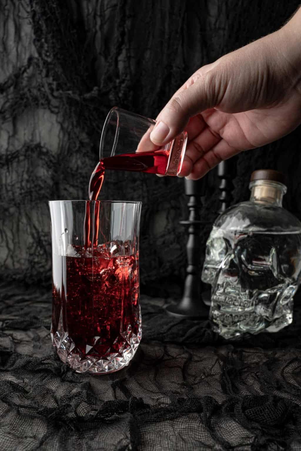 Dracula's Kiss - Halloween Cocktail - Noshing With the Nolands