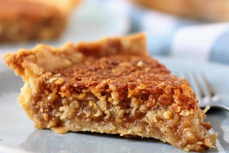 Old-Fashioned Oatmeal Pie - Noshing With the Nolands