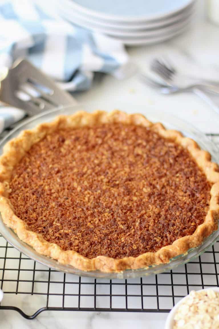 Old-Fashioned Oatmeal Pie - Noshing With the Nolands