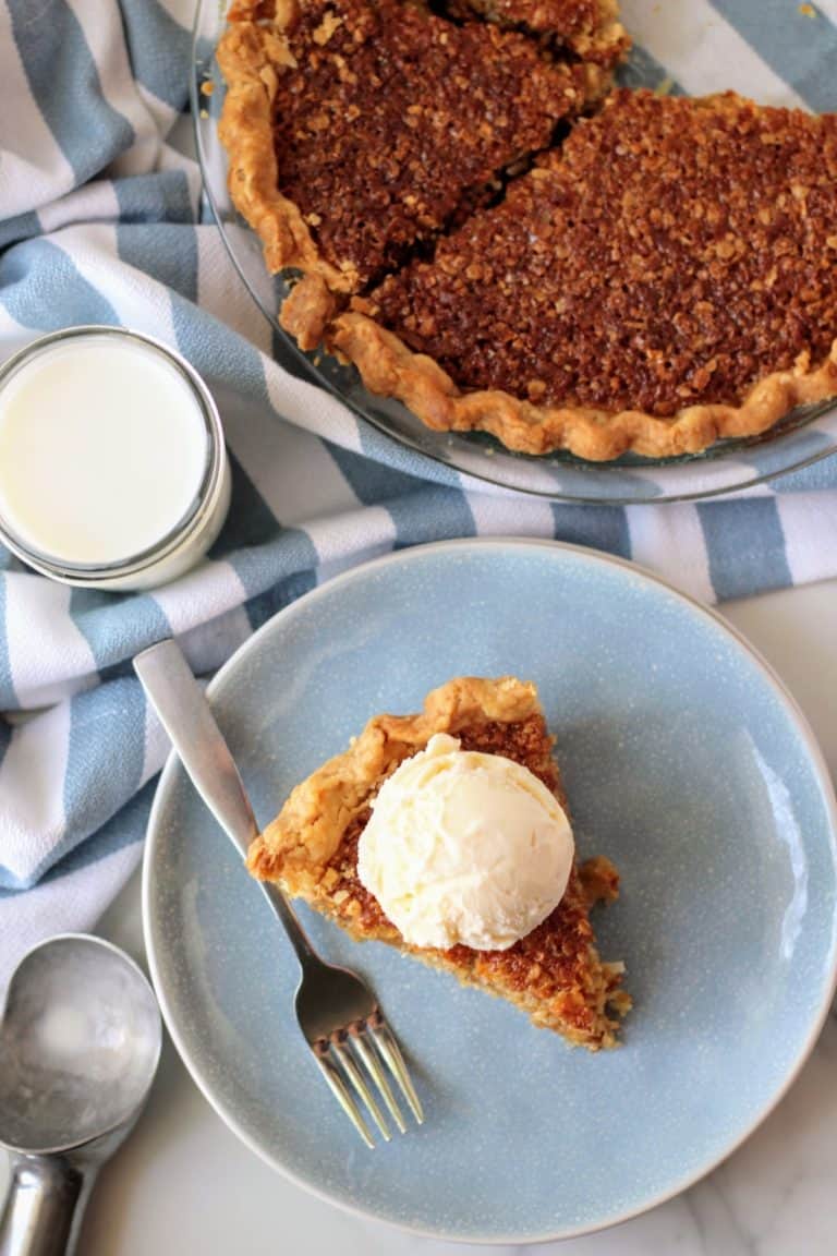 Old-Fashioned Oatmeal Pie - Noshing With the Nolands