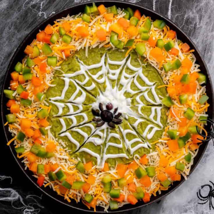 Halloween Spider Web Dip - Noshing With the Nolands