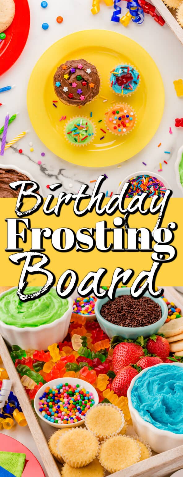Frosting Board for Birthday Party Fun! - Noshing With The Nolands