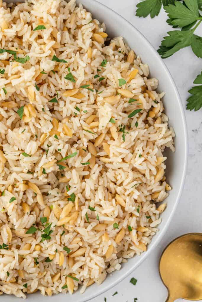 Instant Pot Rice Pilaf with Orzo - Noshing With The Nolands