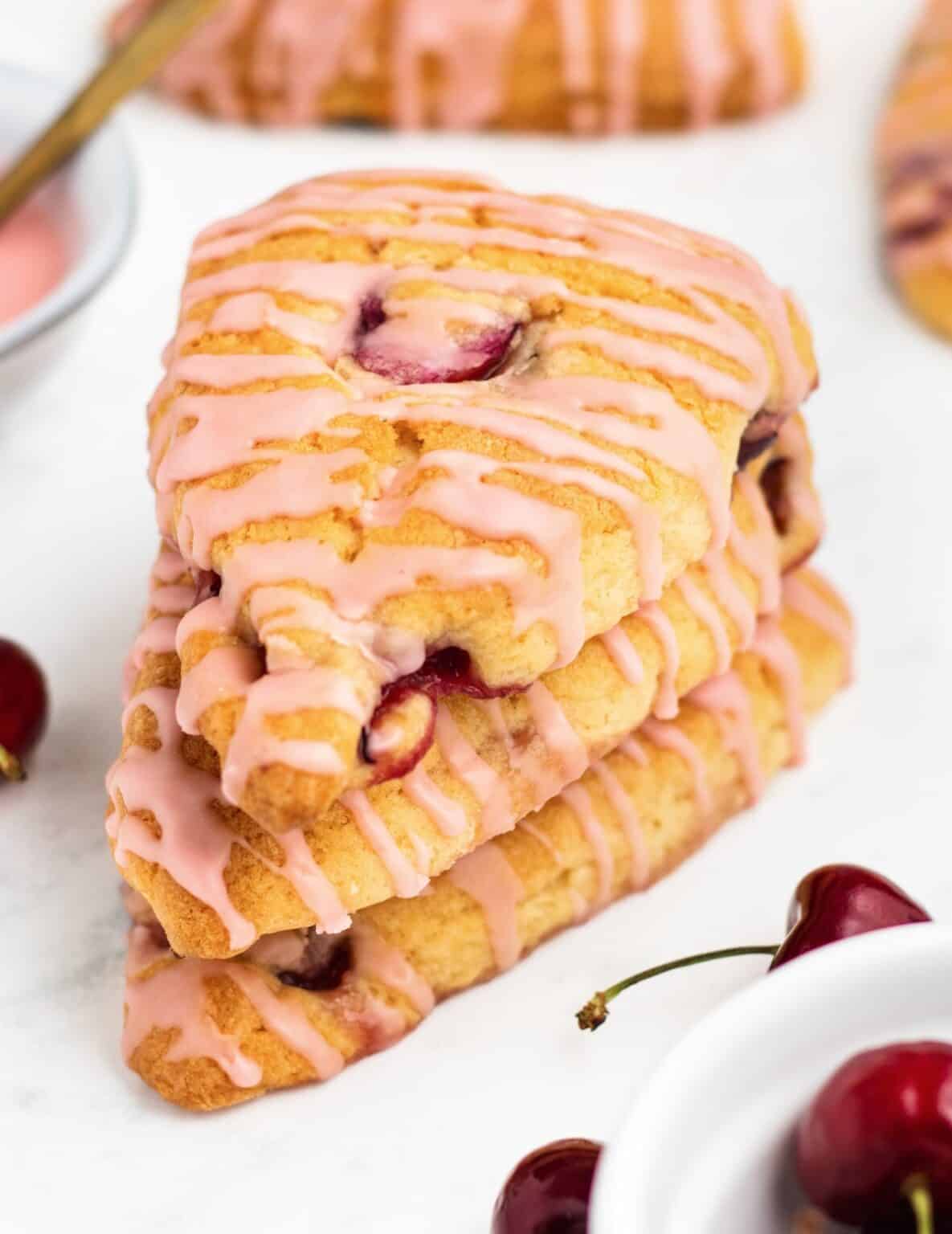 Cherry Scones - Noshing With The Nolands