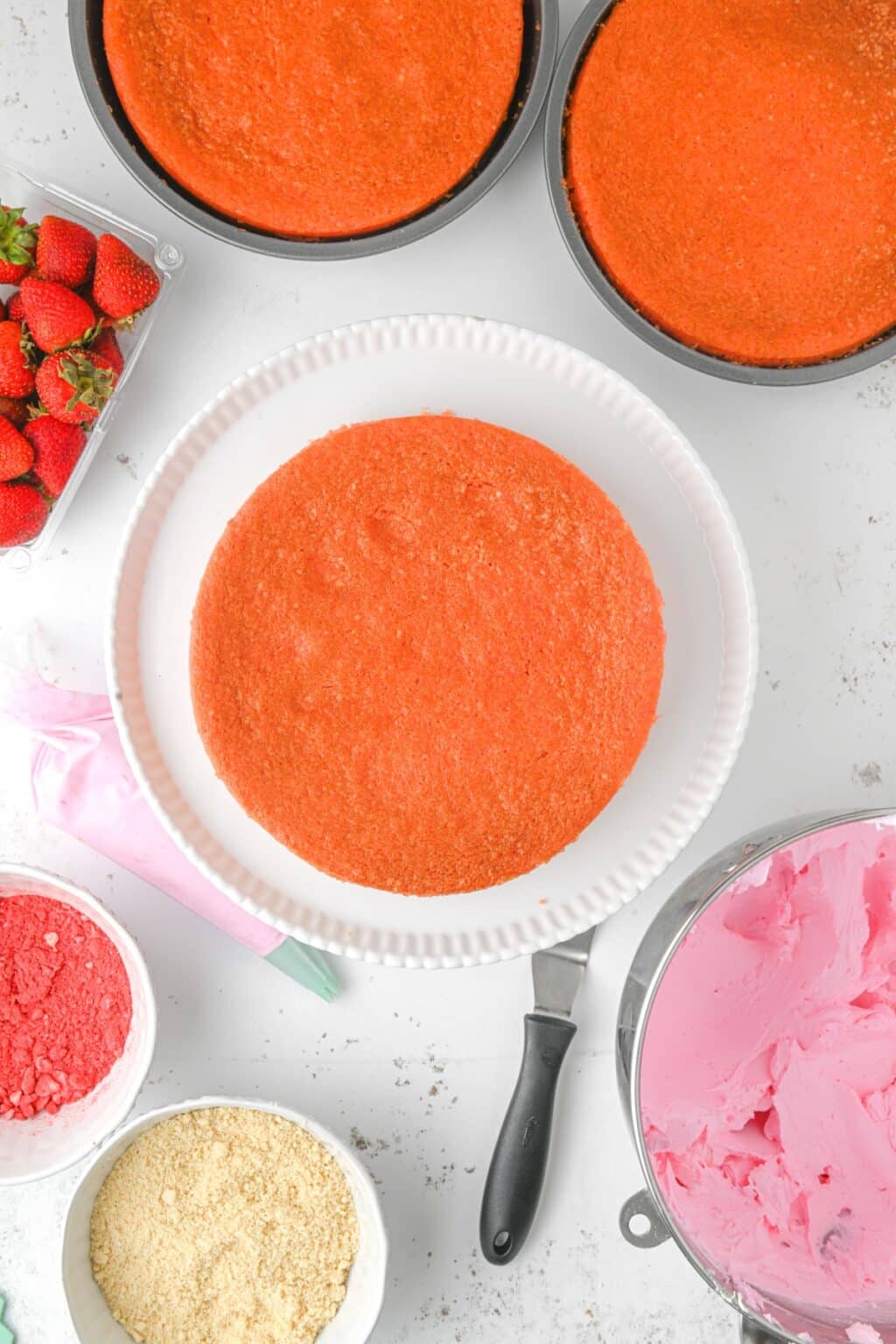 Strawberry Crunch Cake - Noshing With The Nolands