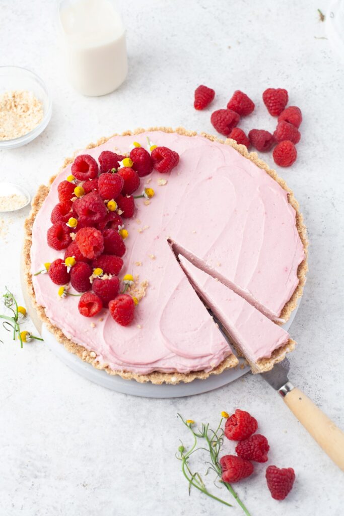 No-Bake Raspberry Tart - Noshing With The Nolands