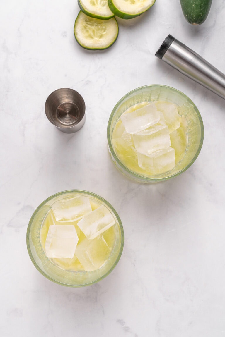Vodka Cucumber Cocktail with Melon - Noshing With The Nolands