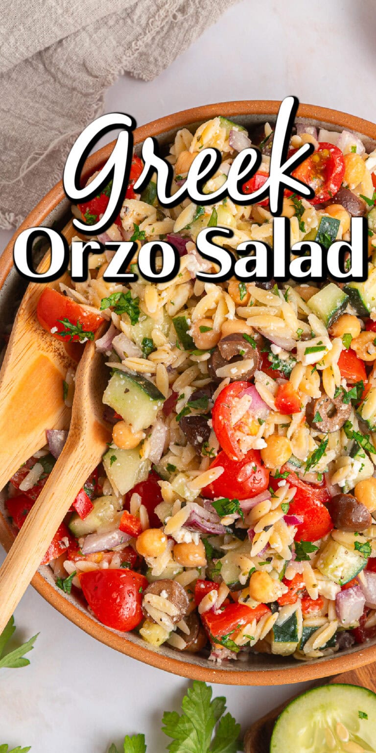 Greek Orzo Pasta Salad - Noshing With The Nolands
