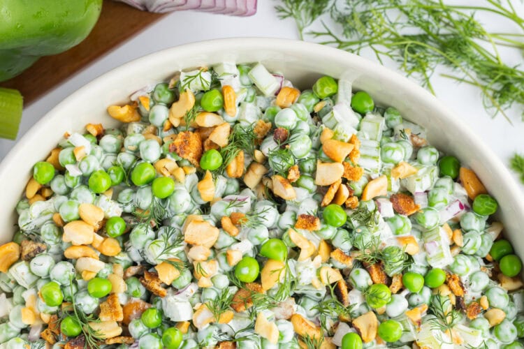 Pea Salad Recipe - Noshing With The Nolands