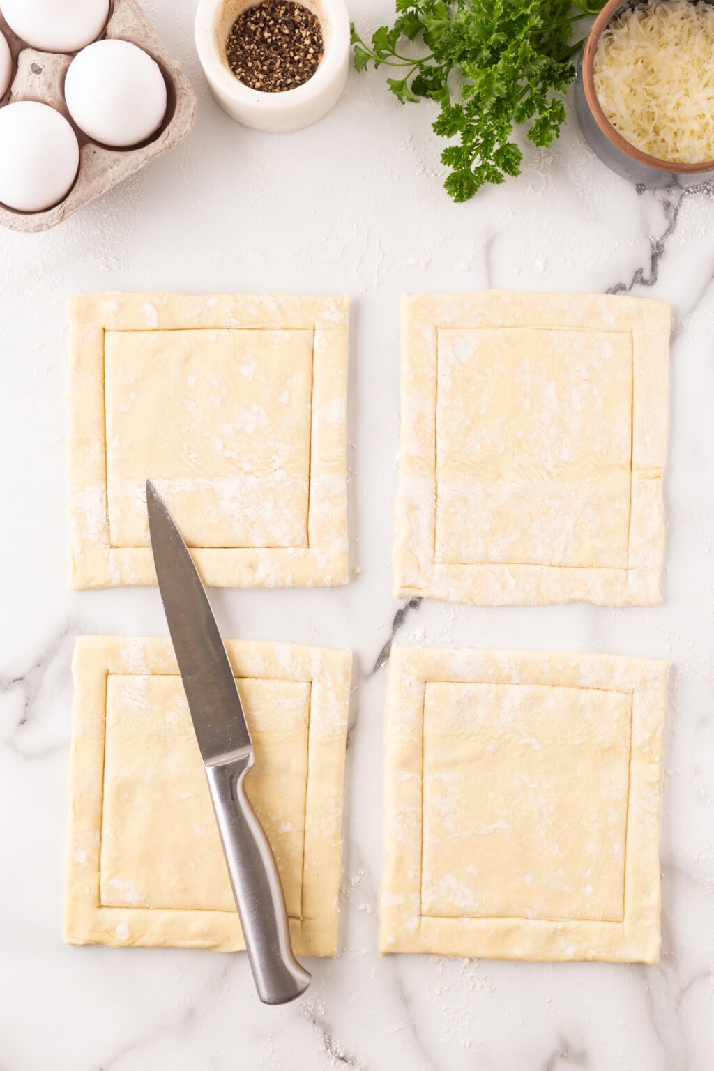 Puff Pastry Tarts With Eggs - Noshing With The Nolands