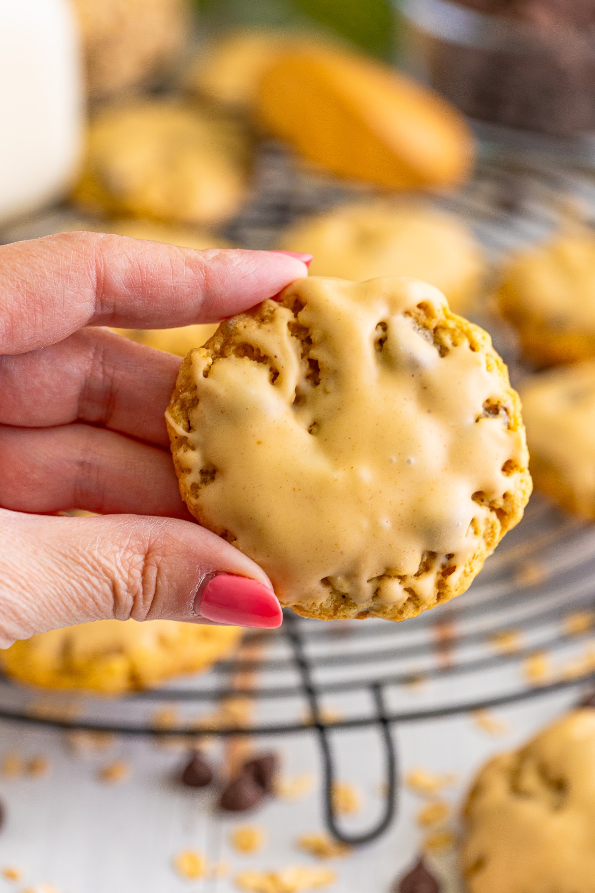Iced Oatmeal Cookies - Noshing With The Nolands