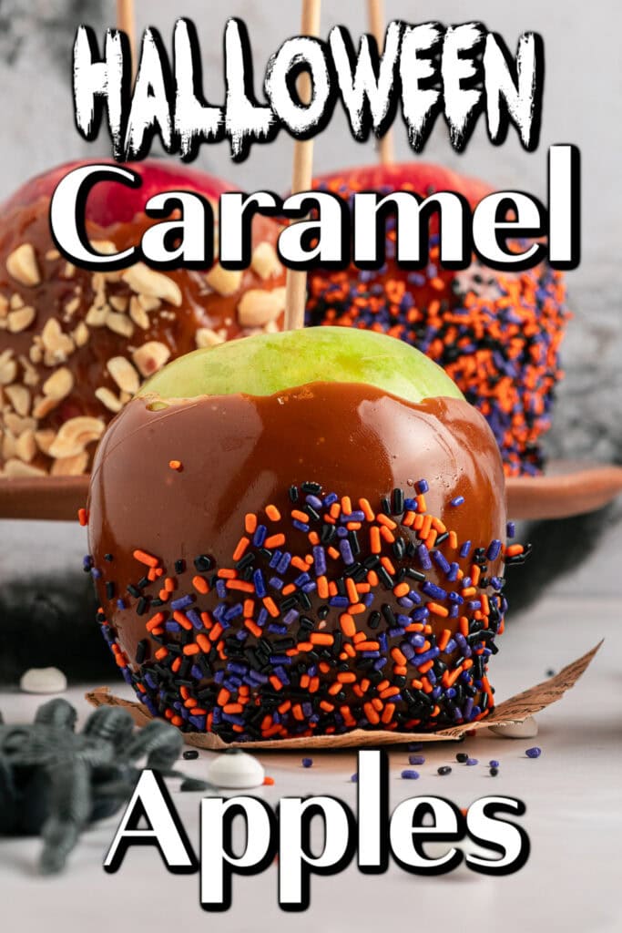 Halloween Caramel Apples - Noshing With the Nolands