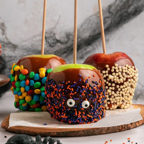 Halloween Caramel Apples - Noshing With the Nolands