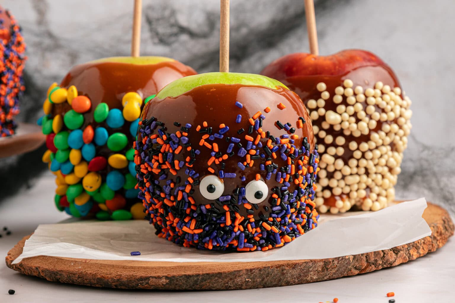 Halloween Caramel Apples - Noshing With the Nolands