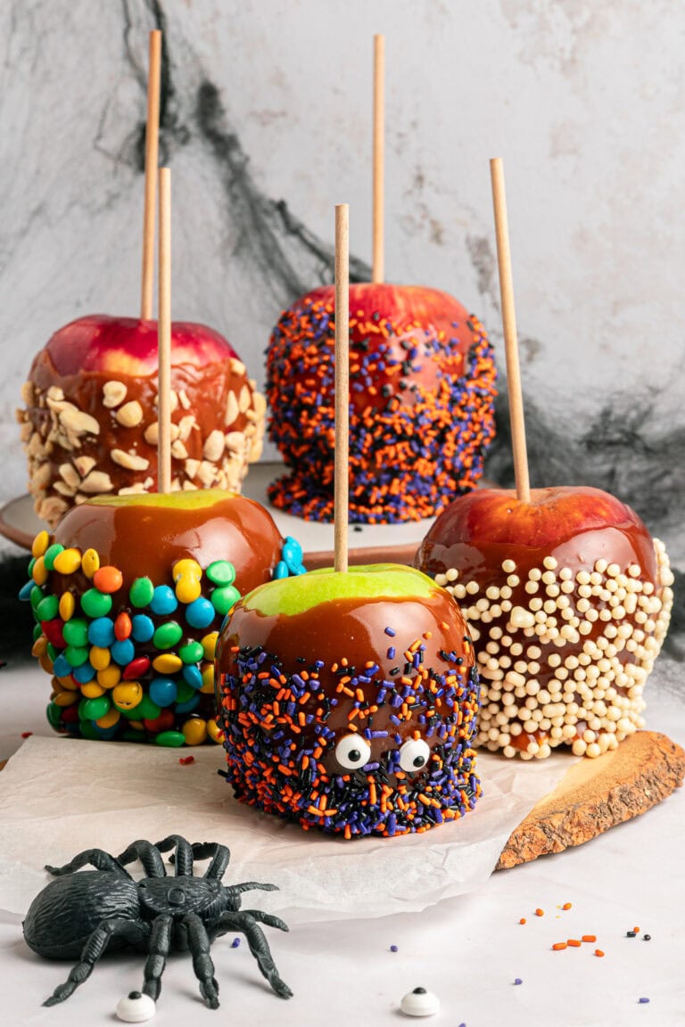Halloween Caramel Apples - Noshing With the Nolands