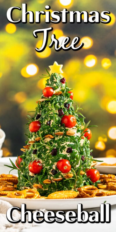 Christmas Tree Cheeseball - Noshing With the Nolands