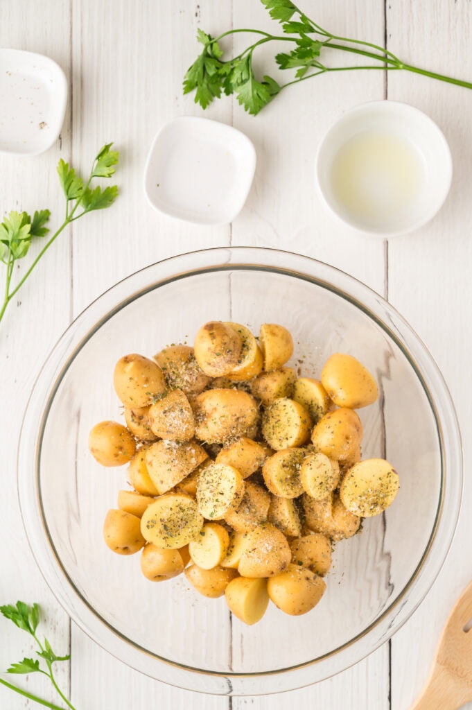 Air Fryer Baby Potatoes - Noshing With the Nolands